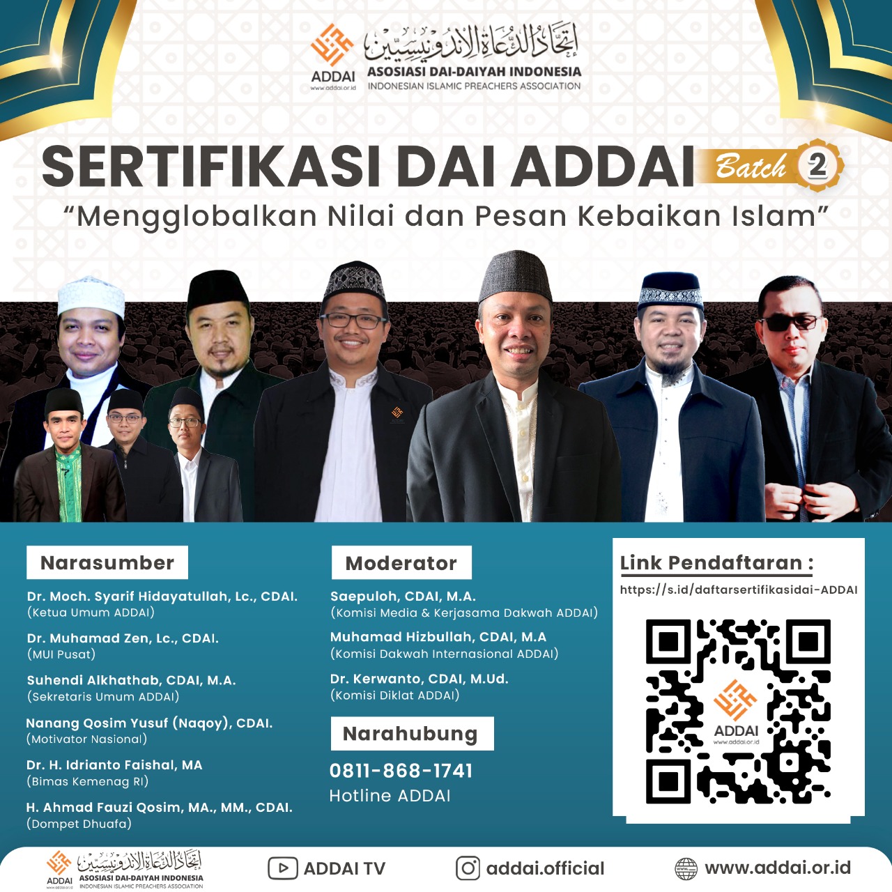 Selamat! 54 Dai Daiyah Lulus Sertifikasi Dai ADDAI Batch 2 — ADDAI Online